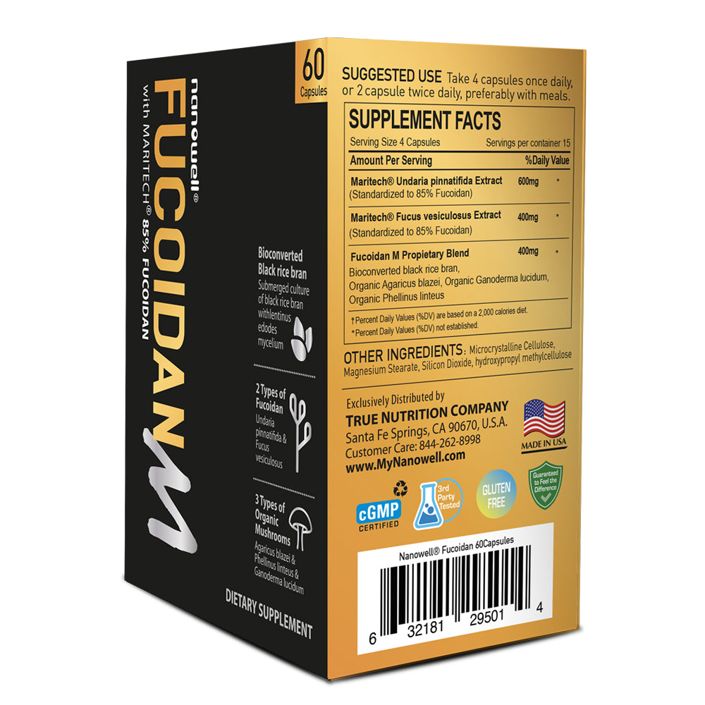 Fucoidan M 60 Capsules – Nanowell®